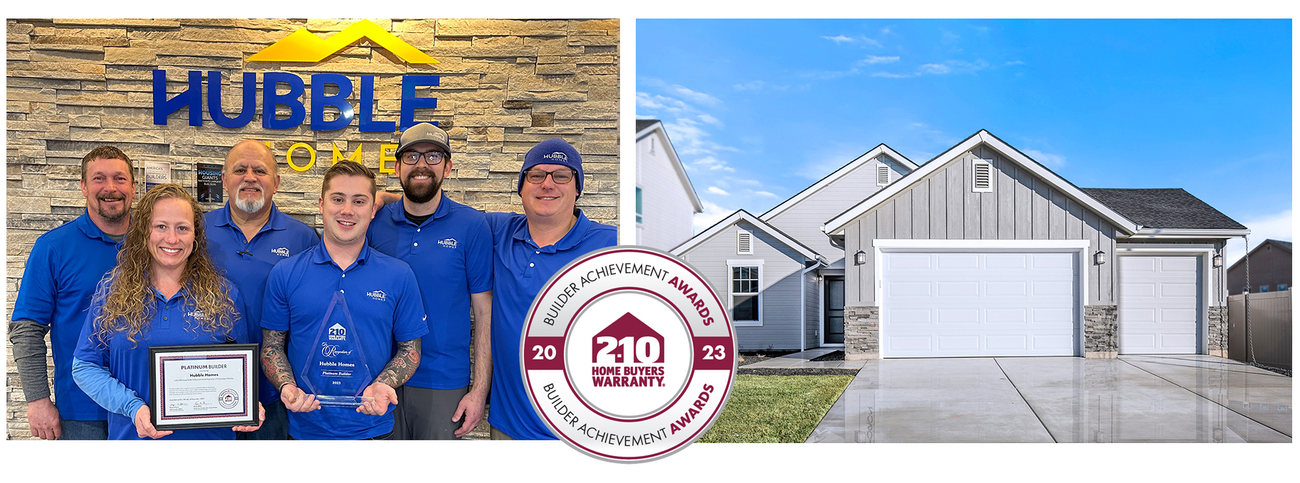 Hubble Homes Receives Platinum Builder Award from 2-10 Warranty ...
