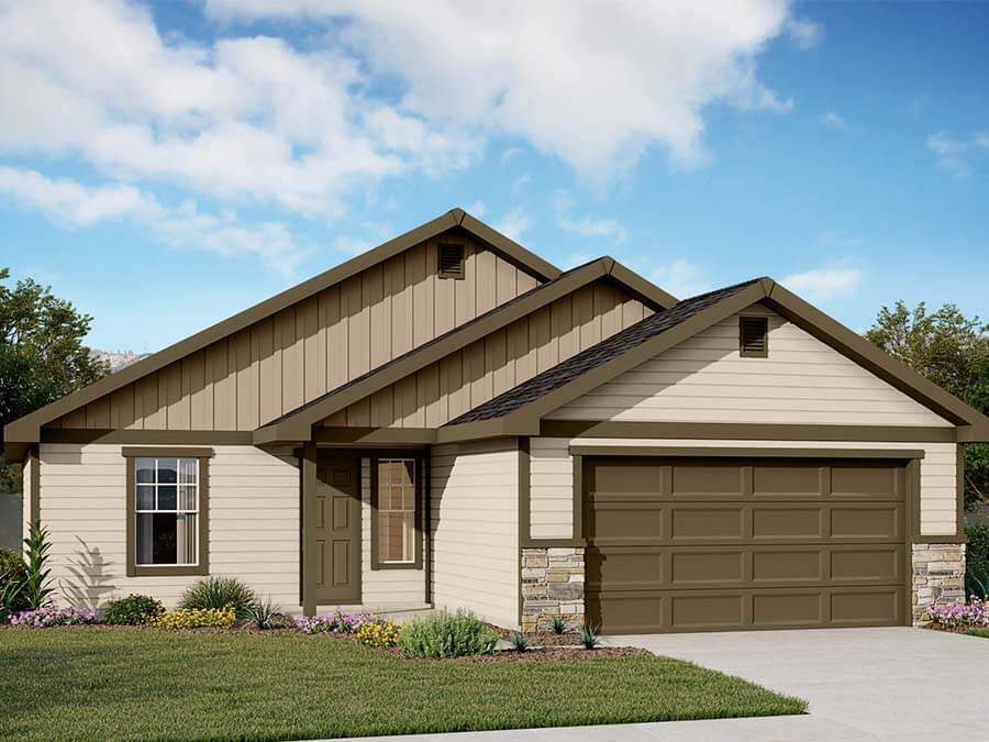 Alturas | 3-Bed, 2-Bath New Ranch Home Floor Plan | Hubble Homes