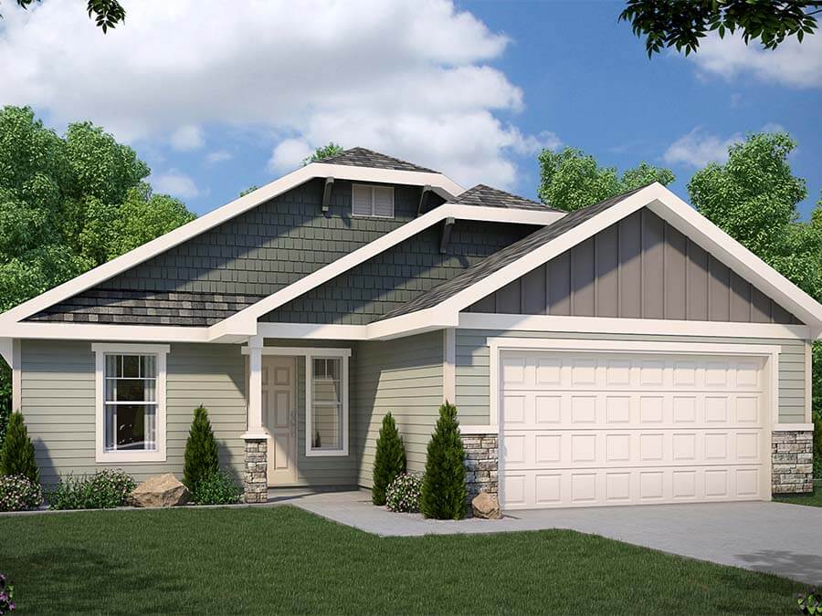 Alturas | 3-Bed, 2-Bath New Ranch Home Floor Plan | Hubble Homes