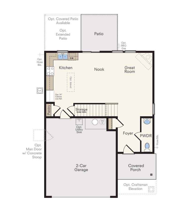 Tamarack a 3 bedroom 2.5 bath home.